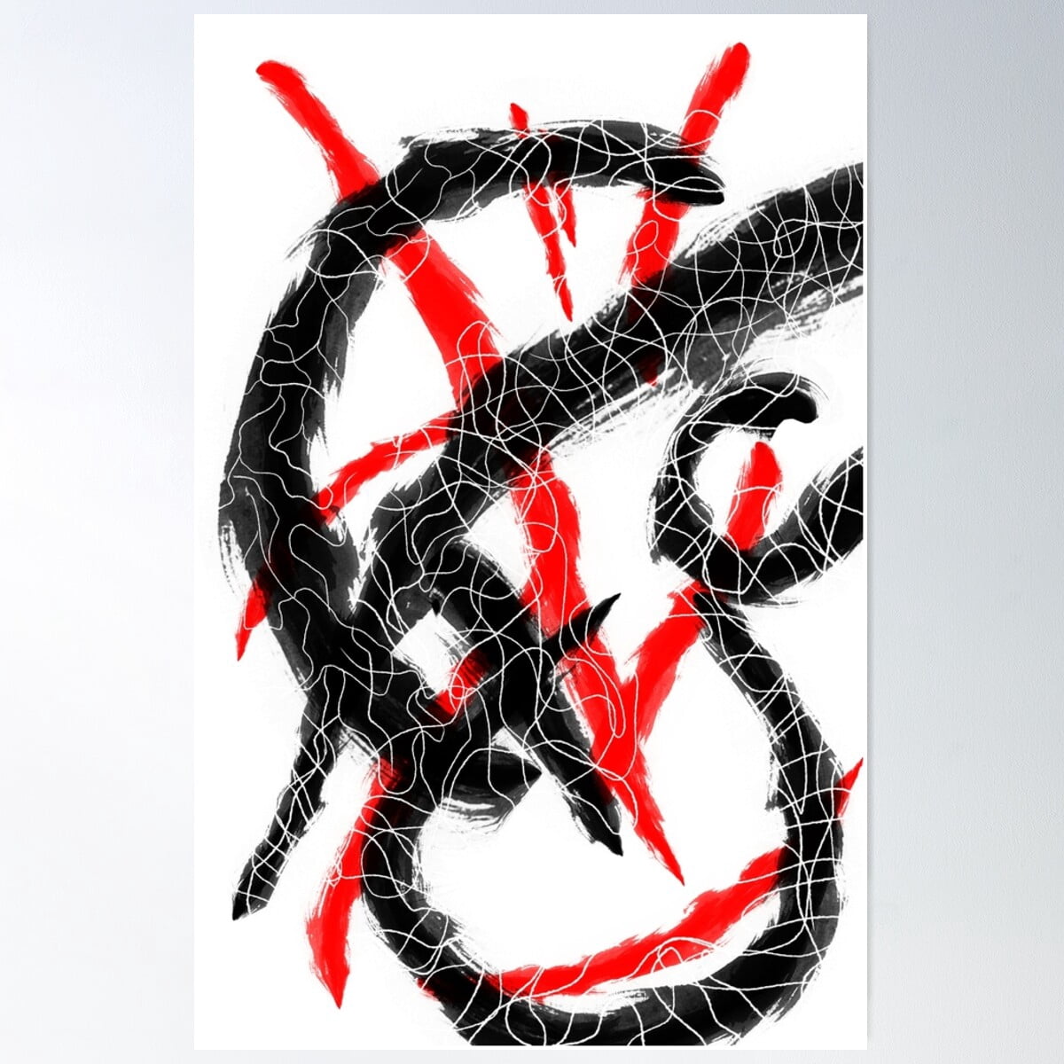 Swarm Poster Wall Art, Modern Wall Decor For Living Room Bedroom, 24x36 ...