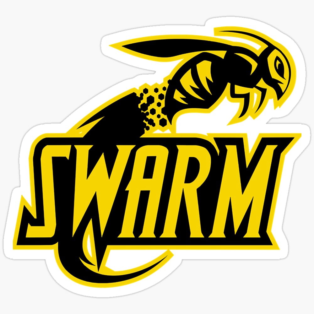 Swarm Sports Sticker Phone Decal Water Bottle Stickers Car Decals ...