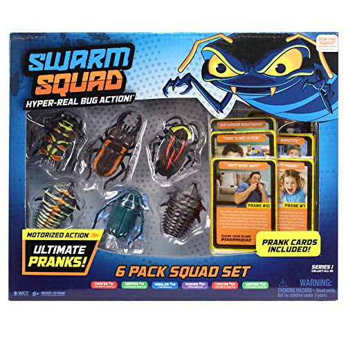 Swarm Squad 6 Pack Set – Contains All Six Hyper-Realistic Motorized Bug ...