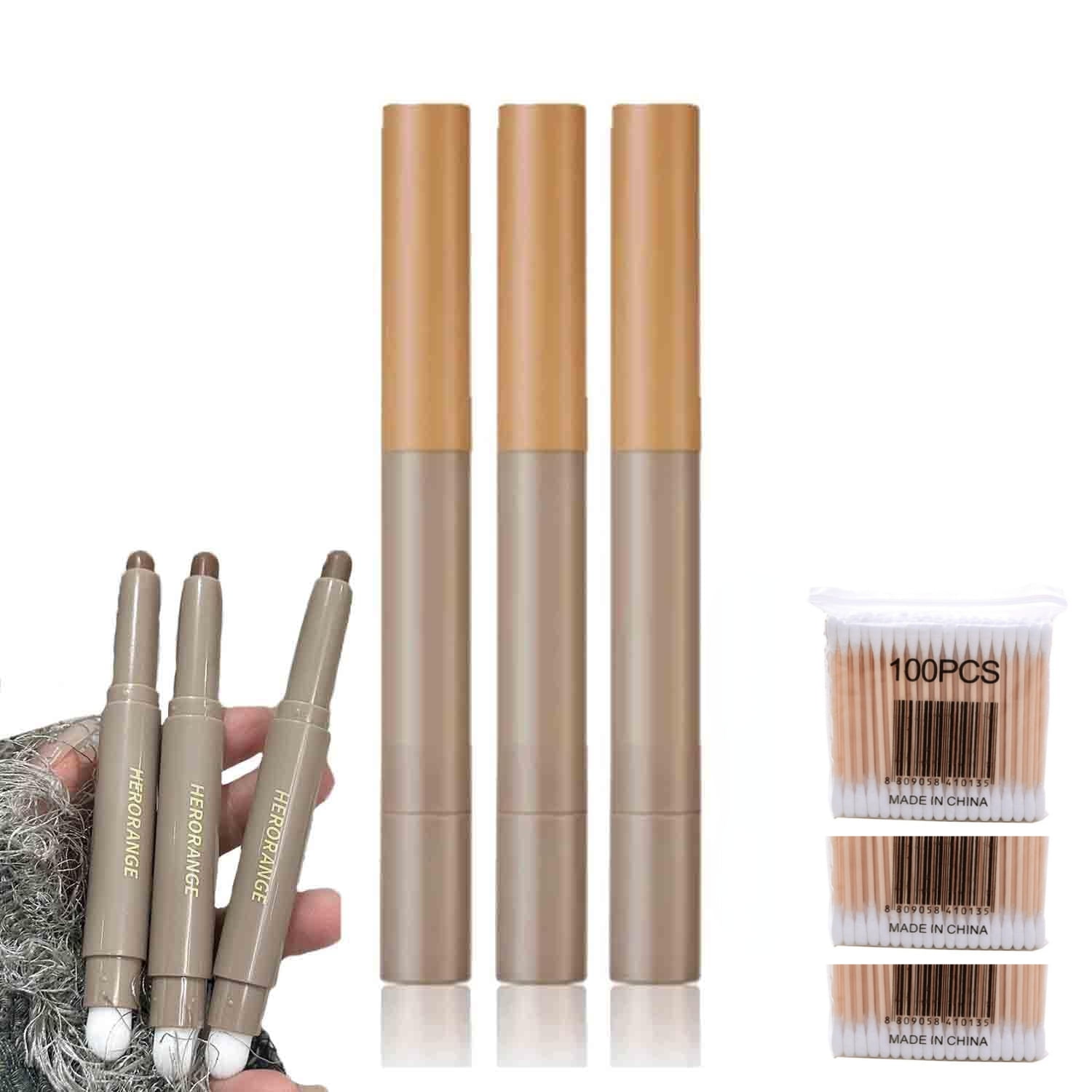 Swarous Dual-End Non-smudge Contour Pencil, Double-Ended Contour Pen ...