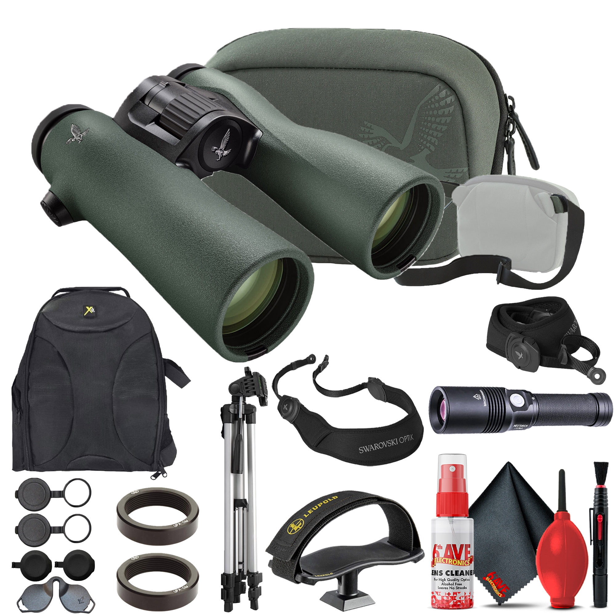 Swarovski 10x42 NL Pure Binoculars + NL-Binocular Comfort Strap ...