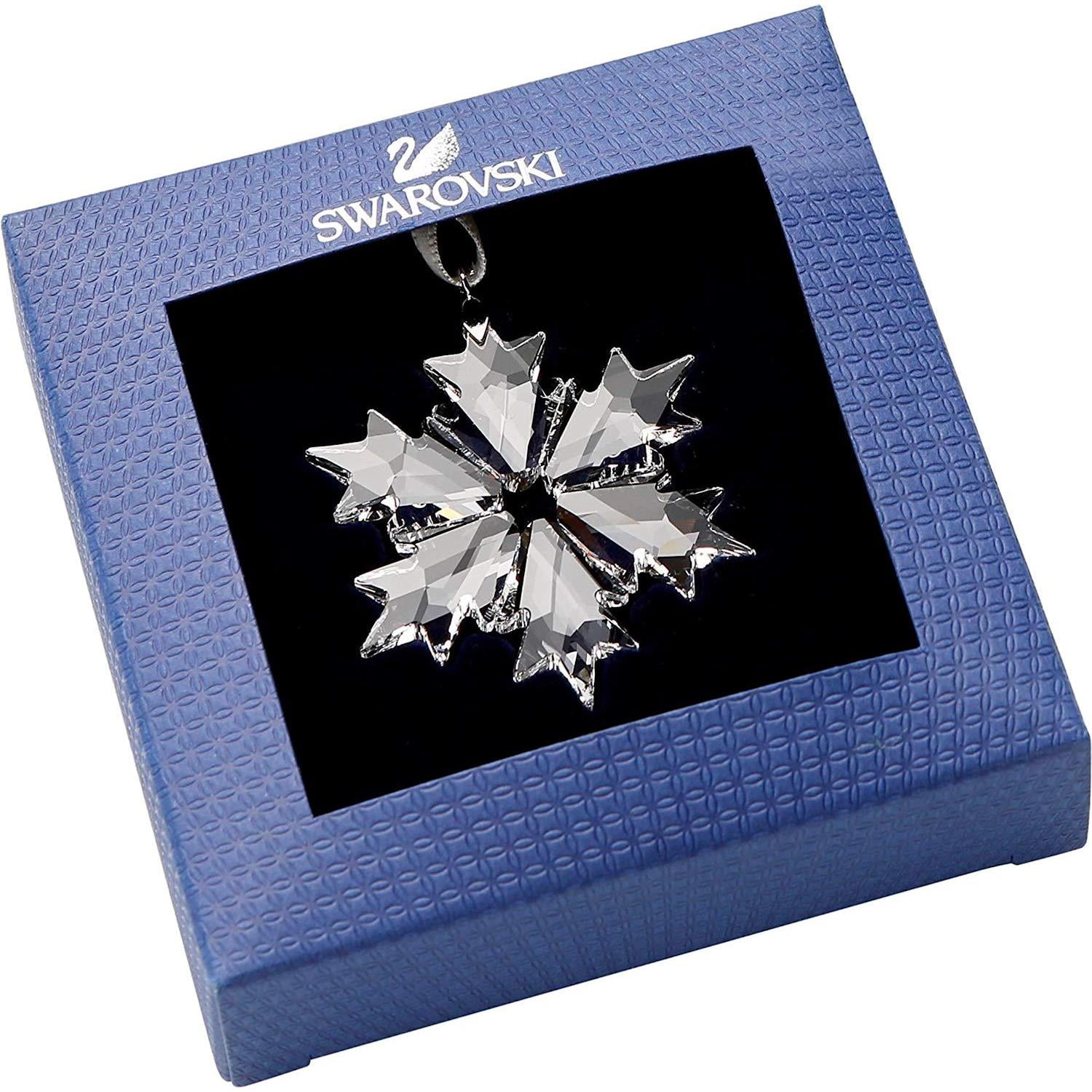 Swarovski Clear Crystal Little Snowflake Ornament - Walmart.com