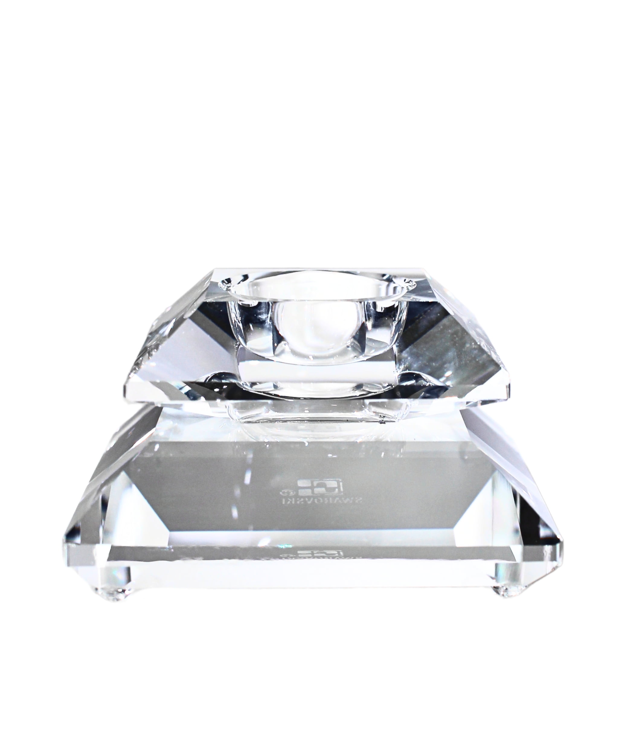 Swarovski Crystal: 7600NR103 Hole Style US Candle Holder | Faceted ...