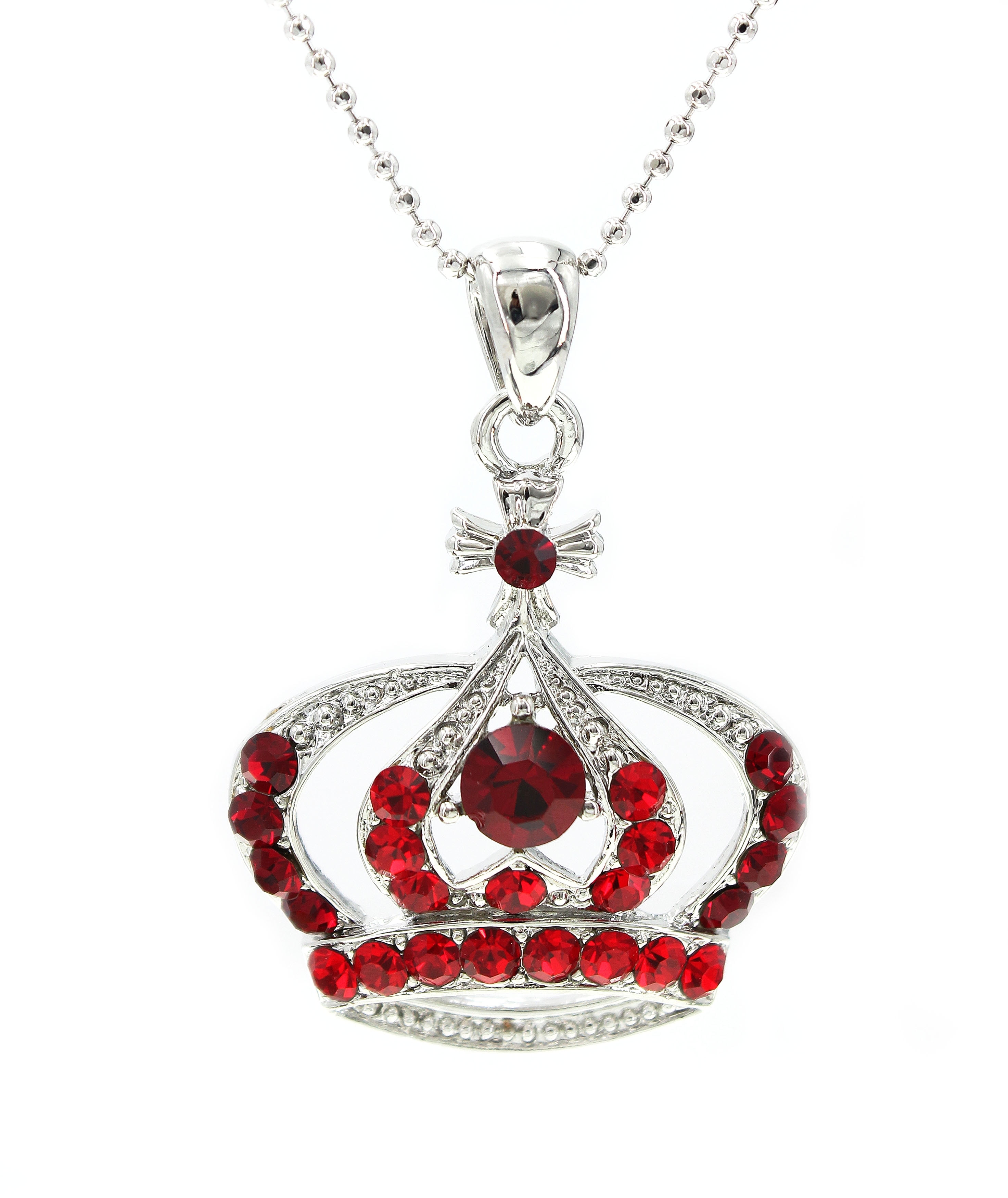 Swarovski Crystal Crown Charm - Medium Size - Red - NE-N3329RD ...