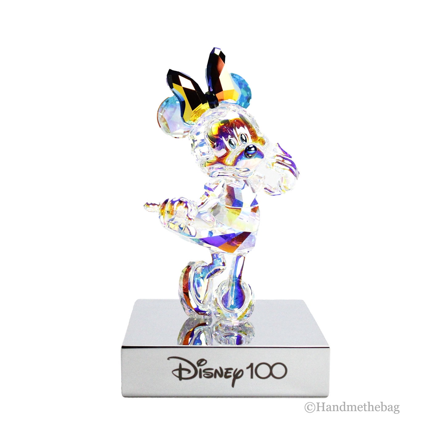 Swarovski Disney100 Minnie Mouse Iridescent Figurine - Walmart.com