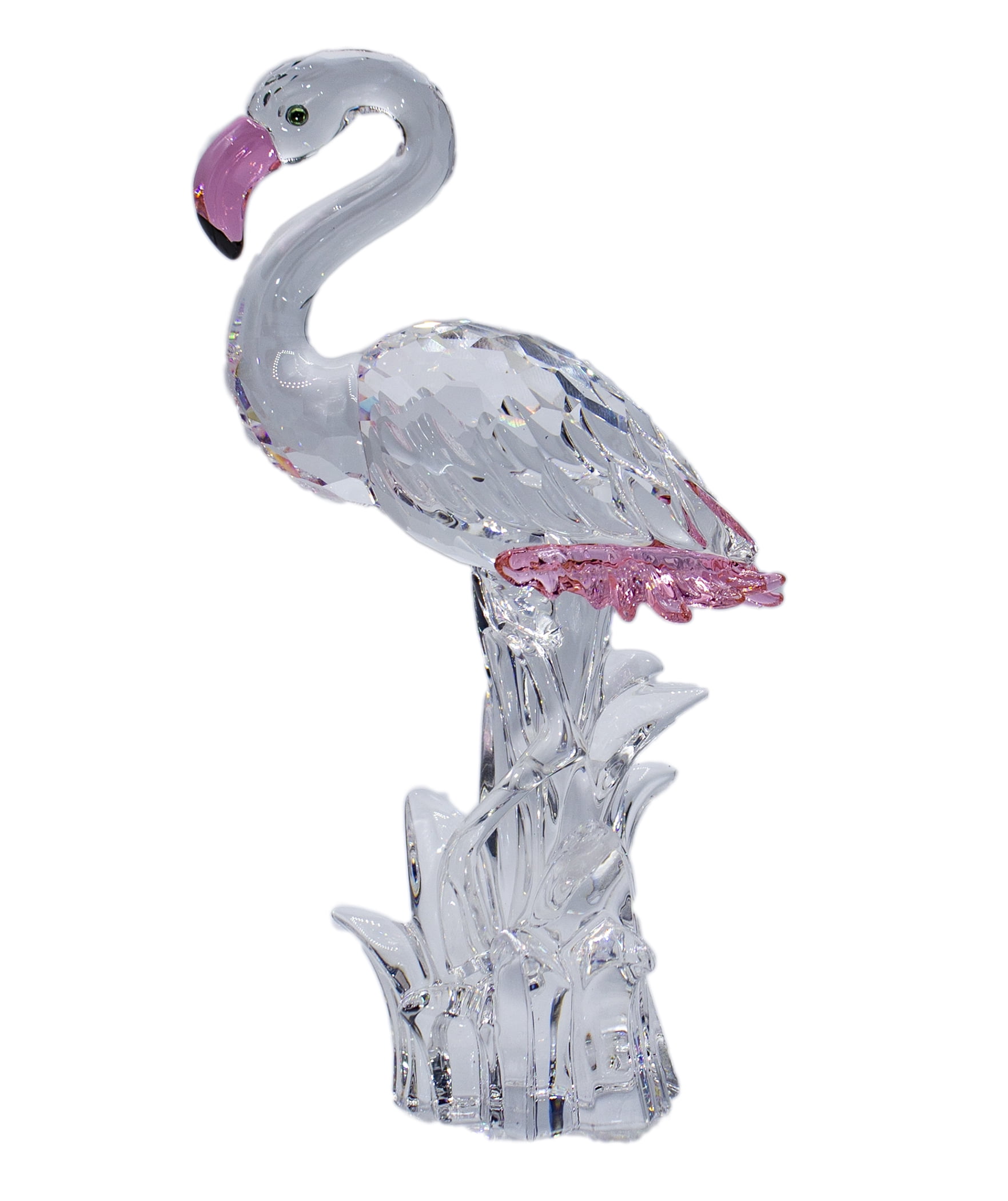 Swarovski Figurine: 289733 Flamingo | Faceted Crystal - Walmart.com