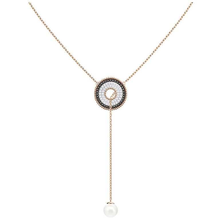 Swarovski Lollypop Rose Gold Plated Lariat Necklace 5414995 Walmart
