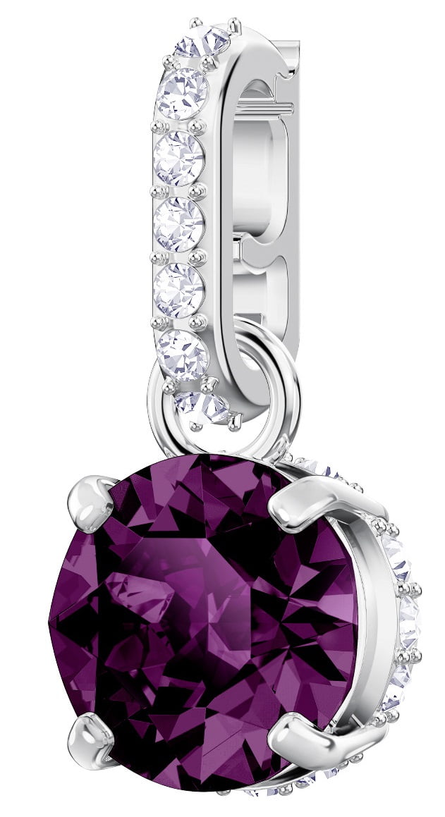 Swarovski Remix Purple Birthstone February Charm - Walmart.com
