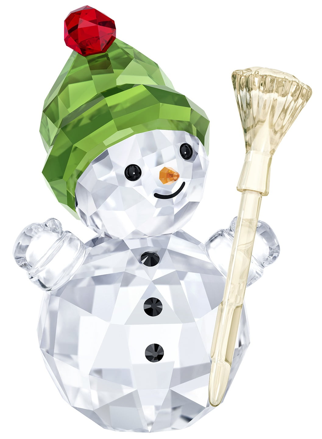 Swarovski Snowman With Broomstick Figurine - 5393460 - Walmart.com