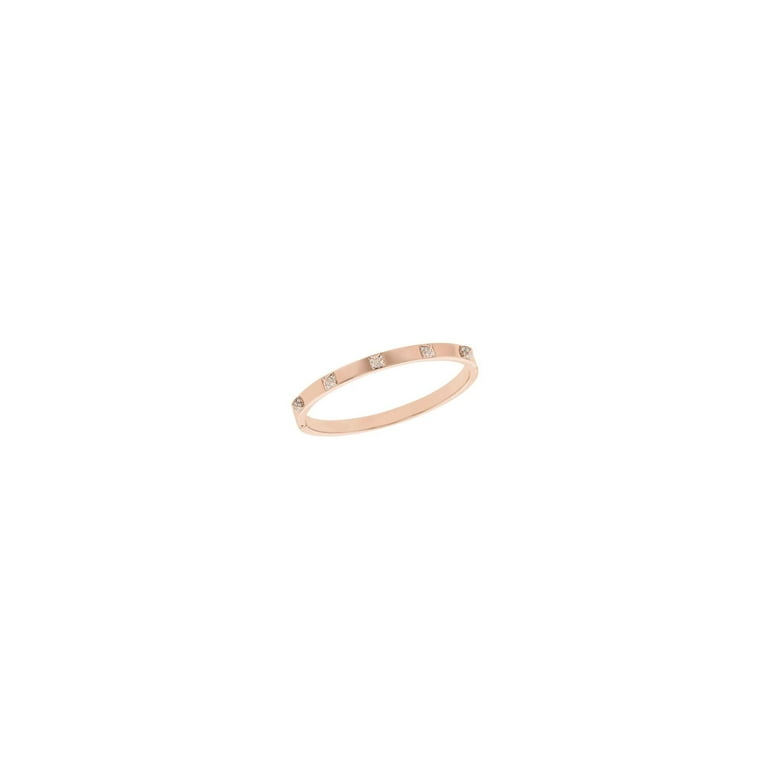 Swarovski Tactic Rose Gold Plated Bangle Size M