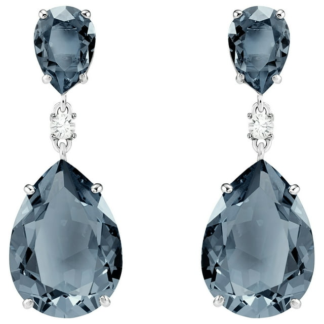 Swarovski Vintage Blue Pear Dropper Earrings : 5424362 - Walmart.com