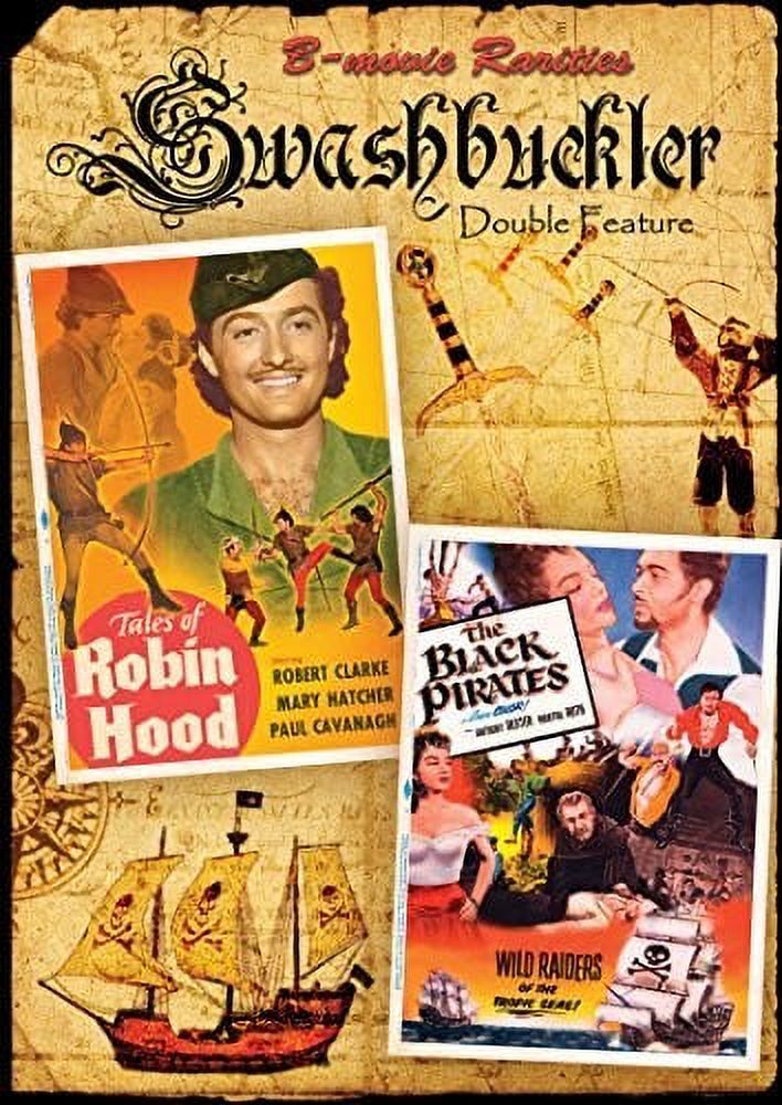 Swashbuckler Double-feature: Tales of Robin Hood / The Black Pirates ...