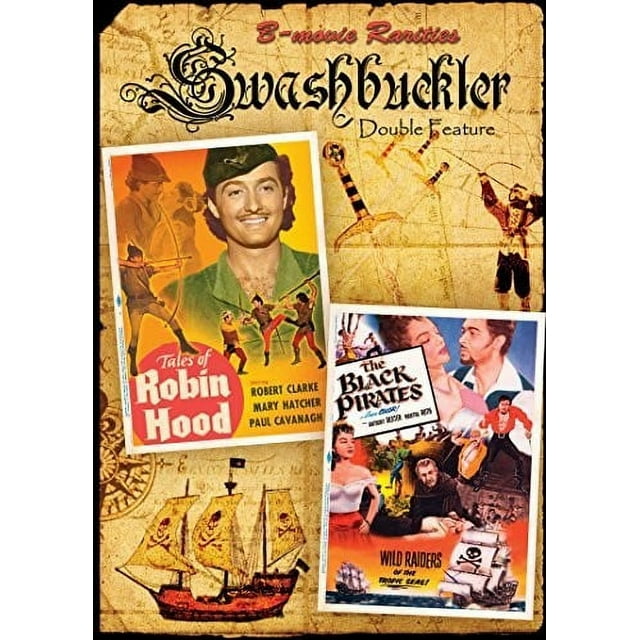 Swashbuckler Double-feature: Tales of Robin Hood / The Black Pirates ...
