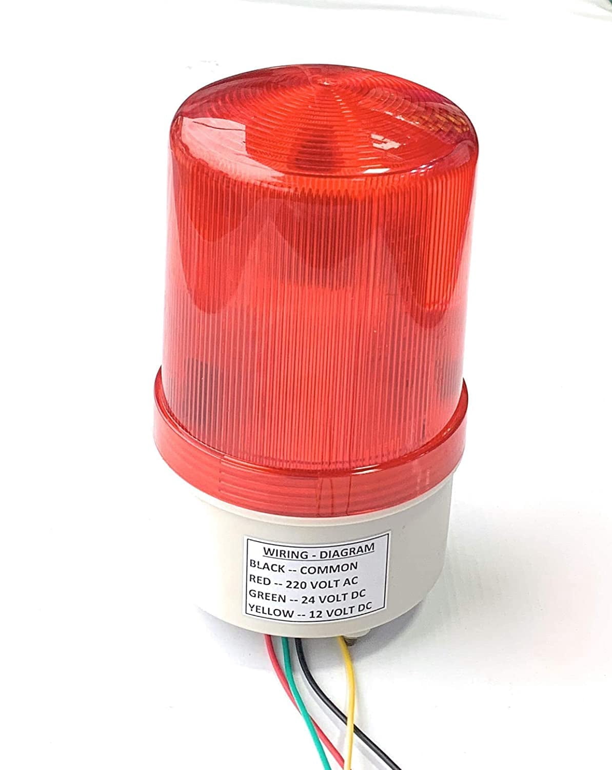 Swastik Electric led revolving Warning Light with Sound Alarm Buzzer ...