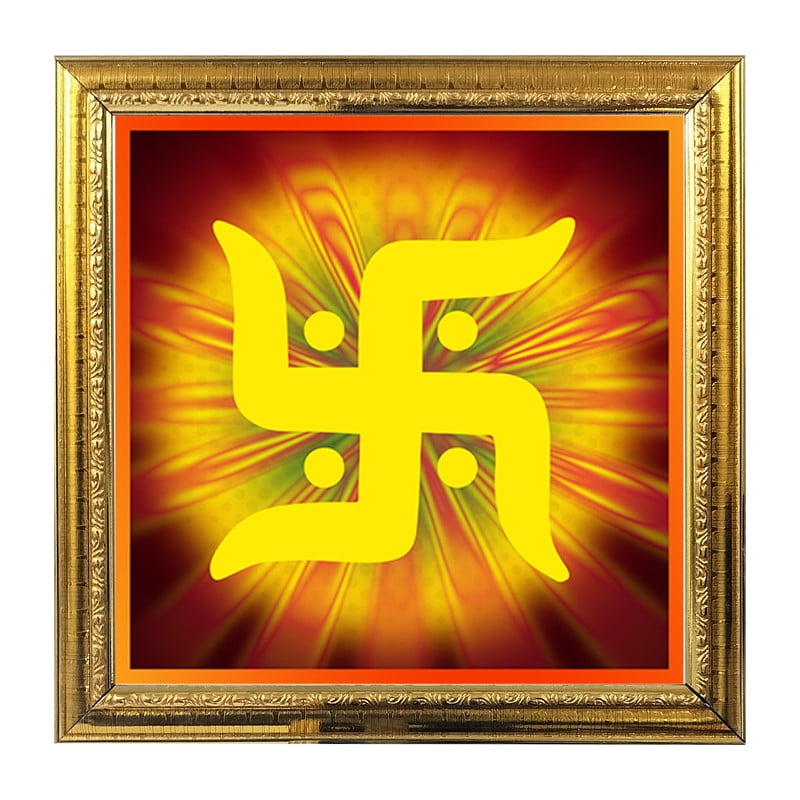 Swastika India God Photo Frame for Pooja Hindu Bhagwan Devi Devta ...