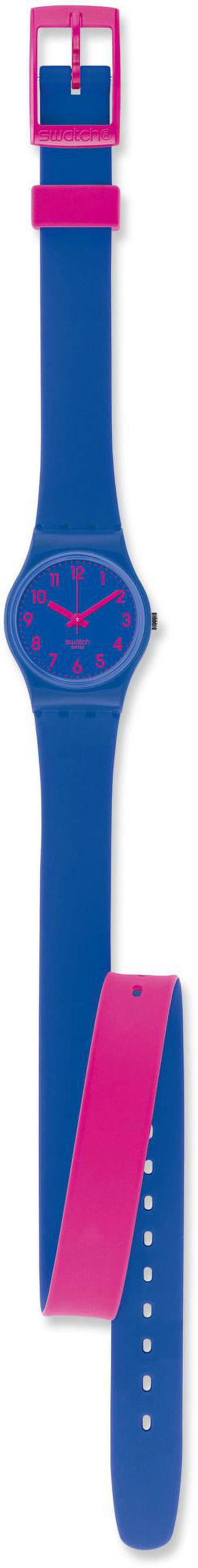 Swatch Biko Bloo Ladies Watch LS115 - Walmart.com