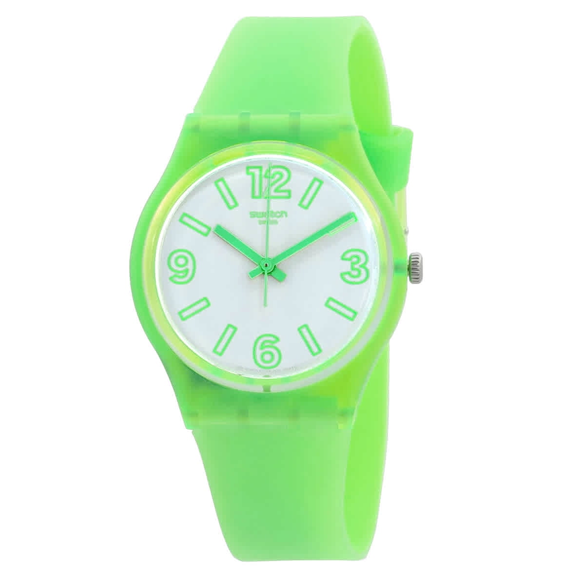 Swatch Electric Frog Quartz White Dial Unisex Watch GG226 - Walmart.com
