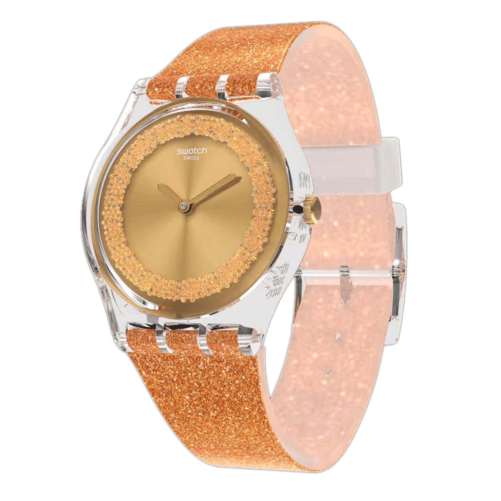 Swatch GE285 Women's Swatch Holiday Collection Sparklingot Watch ...