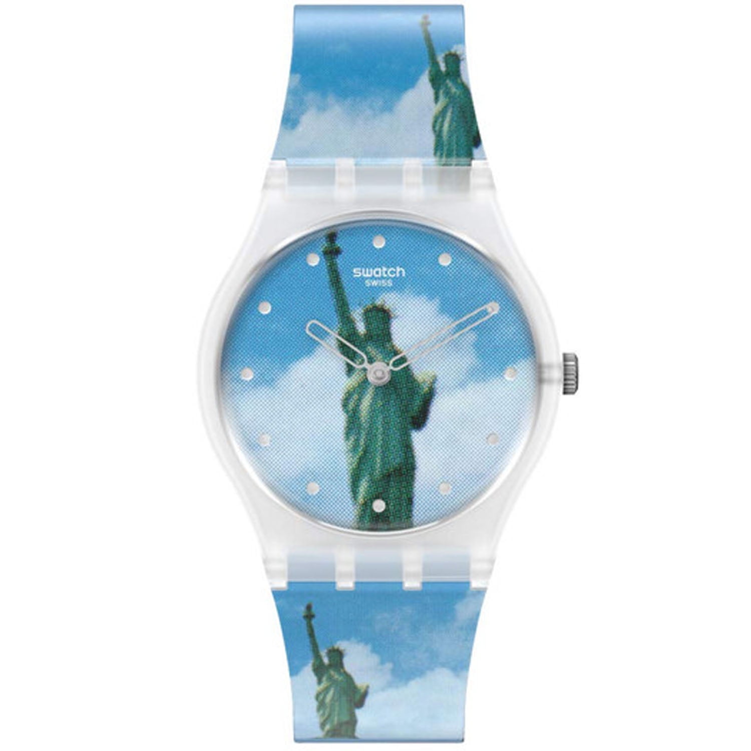 Swatch Men's Classic Blue Dial Watch - GZ351 - Walmart.com