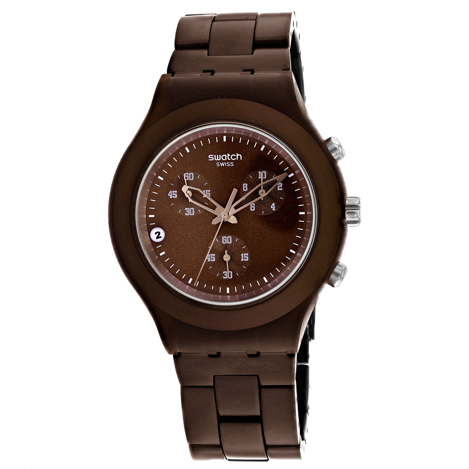 Swatch Men's Full Blooded Stoneheart Brown Dial Watch - SVCC4000AG ...