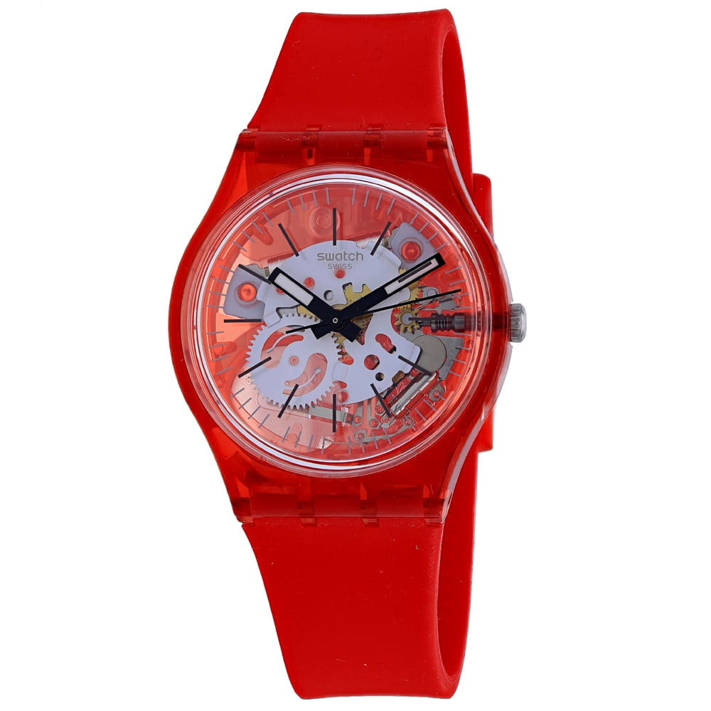 Swatch Men's Red Dial Watch - GR178 - Walmart.com