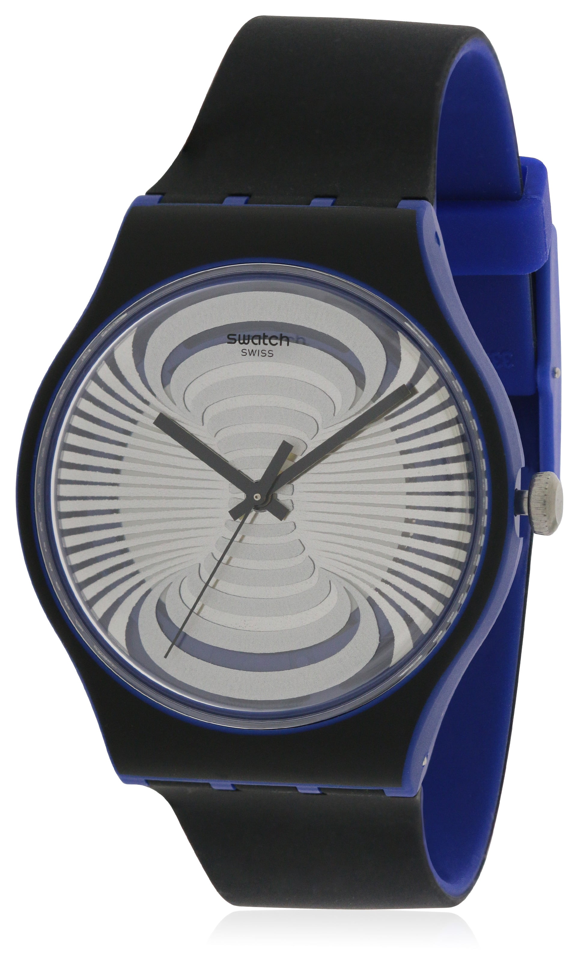 Swatch Men's Microsillon SUON124 Black Silicone Swiss Quartz Fashion ...