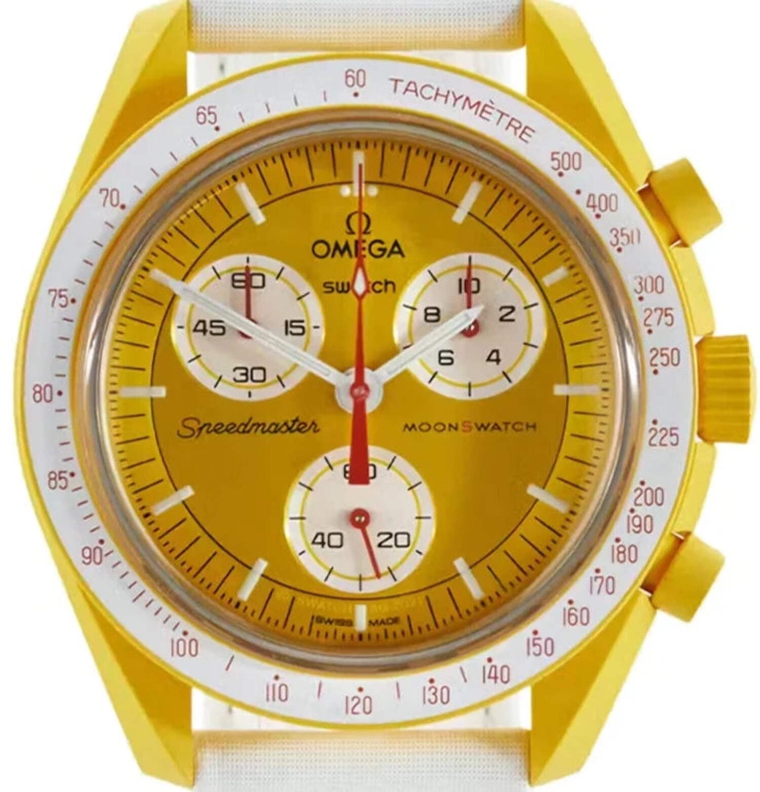 Swatch Moonswatch "Mission to the Sun" Swatch x Omega Yellow 42 ...