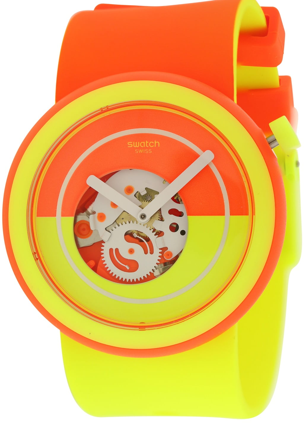 Swatch POPover Silicone Unisex watch PNO100 - Walmart.com