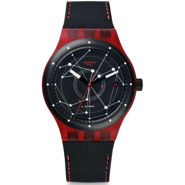 Swatch SISTEM RED Unisex Watch SUTR400 - Walmart.com