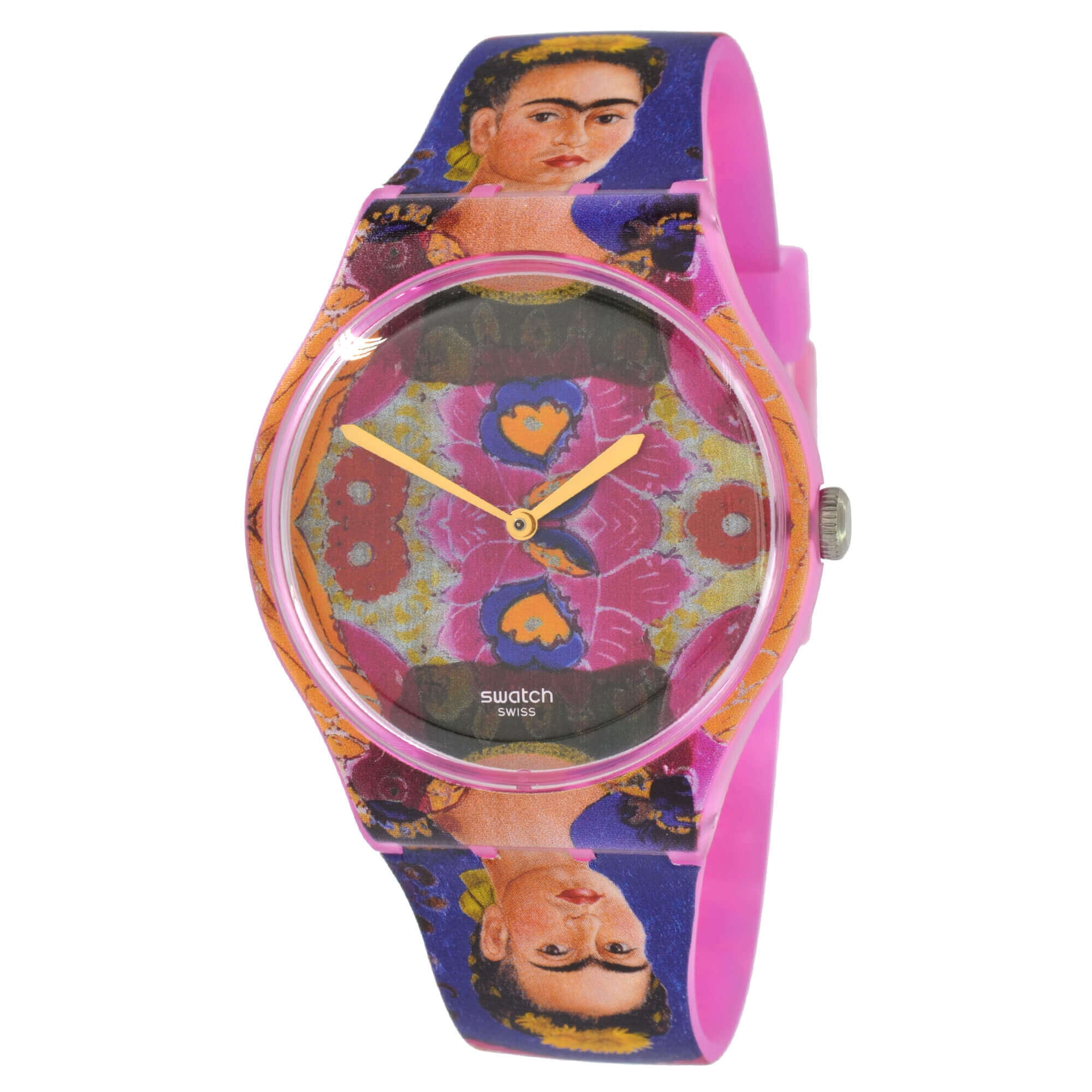 Swatch SUOZ341 Unisex Centre Pompidou The Frame Quartz Strap Watch ...
