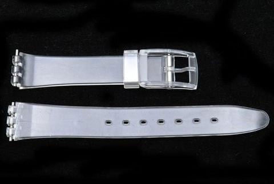 Swatch Style Replacement Plastic Clear 12mm Watch Band - Walmart.com