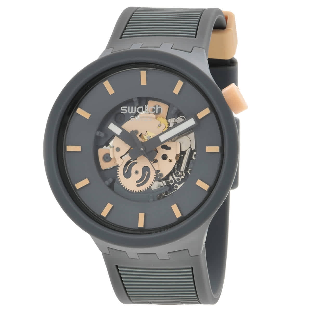 Swatch Thru The Horizon Quartz Grey Dial Men's Watch SB05M102 - Walmart.com