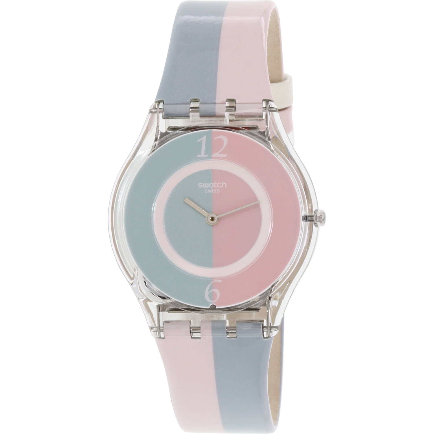 Swatch Women's Skin SFK398 Multi Leather Swiss Quartz Watch - Walmart.com