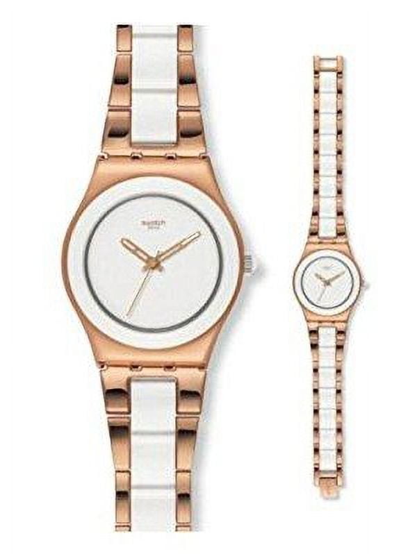 Swatch Ladies Rose Pearl Watch YLG121G - Walmart.com