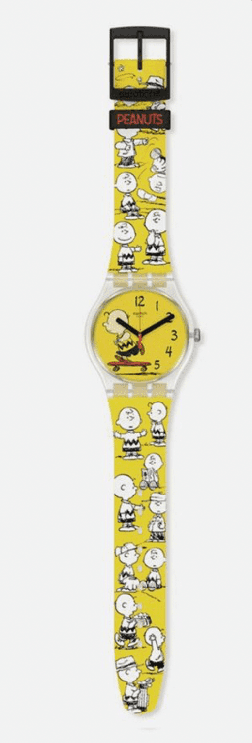 Swatch X Peanuts Pow Wow Watch Charlie Brown New with Box - Walmart.com