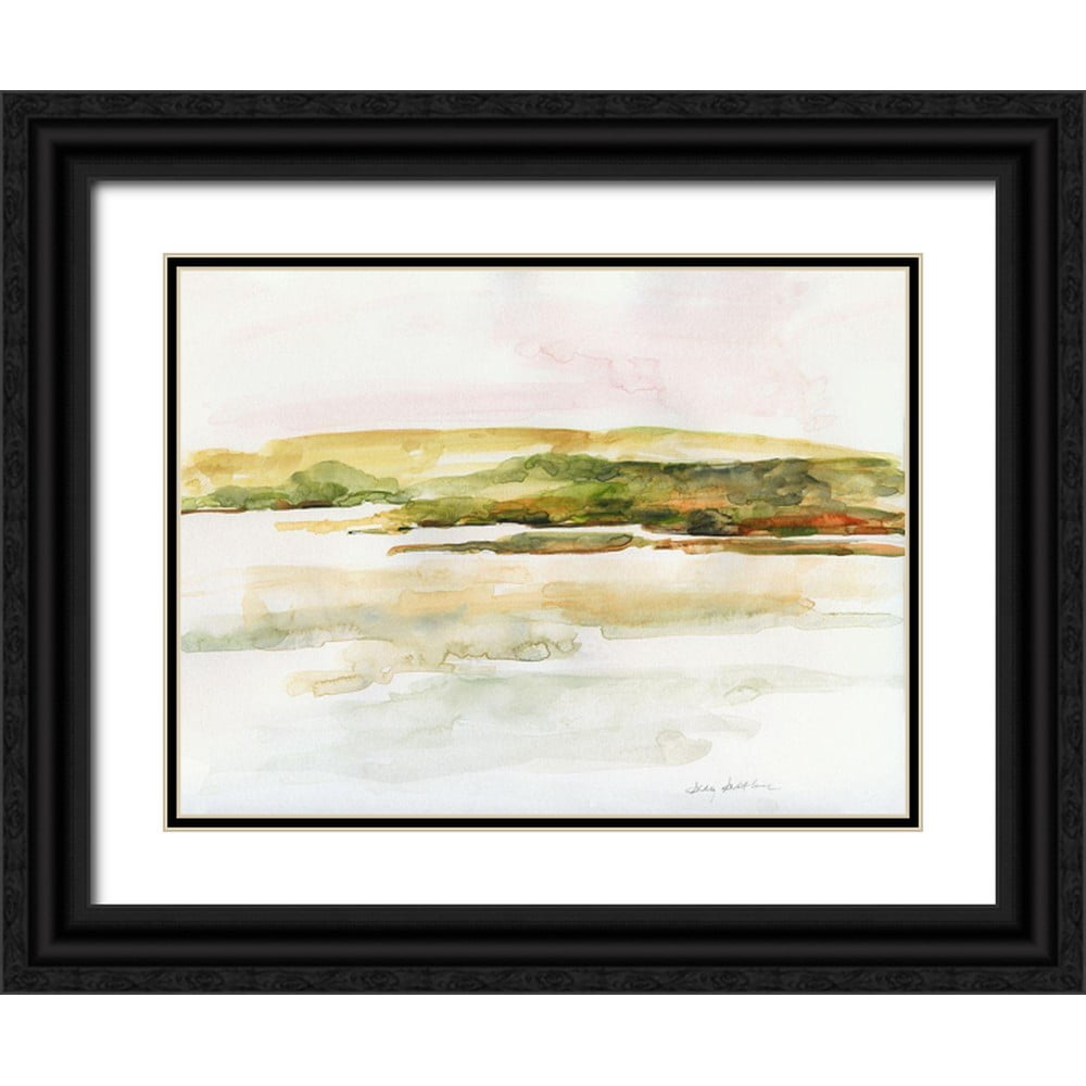 Swatland, Sally 14x12 Black Ornate Wood Framed with Double Matting Museum Art Print Titled ...