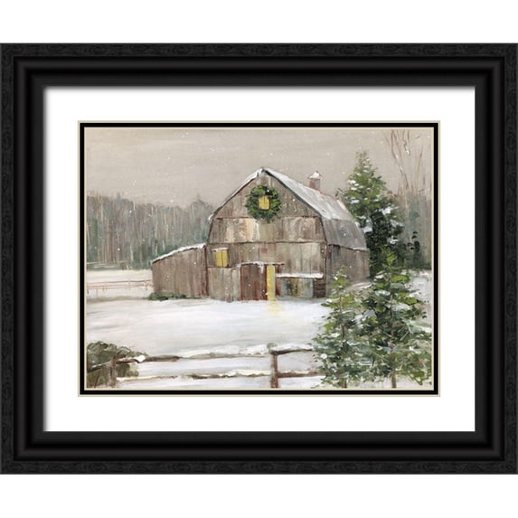 Swatland, Sally 14x12 Black Ornate Wood Framed with Double Matting ...