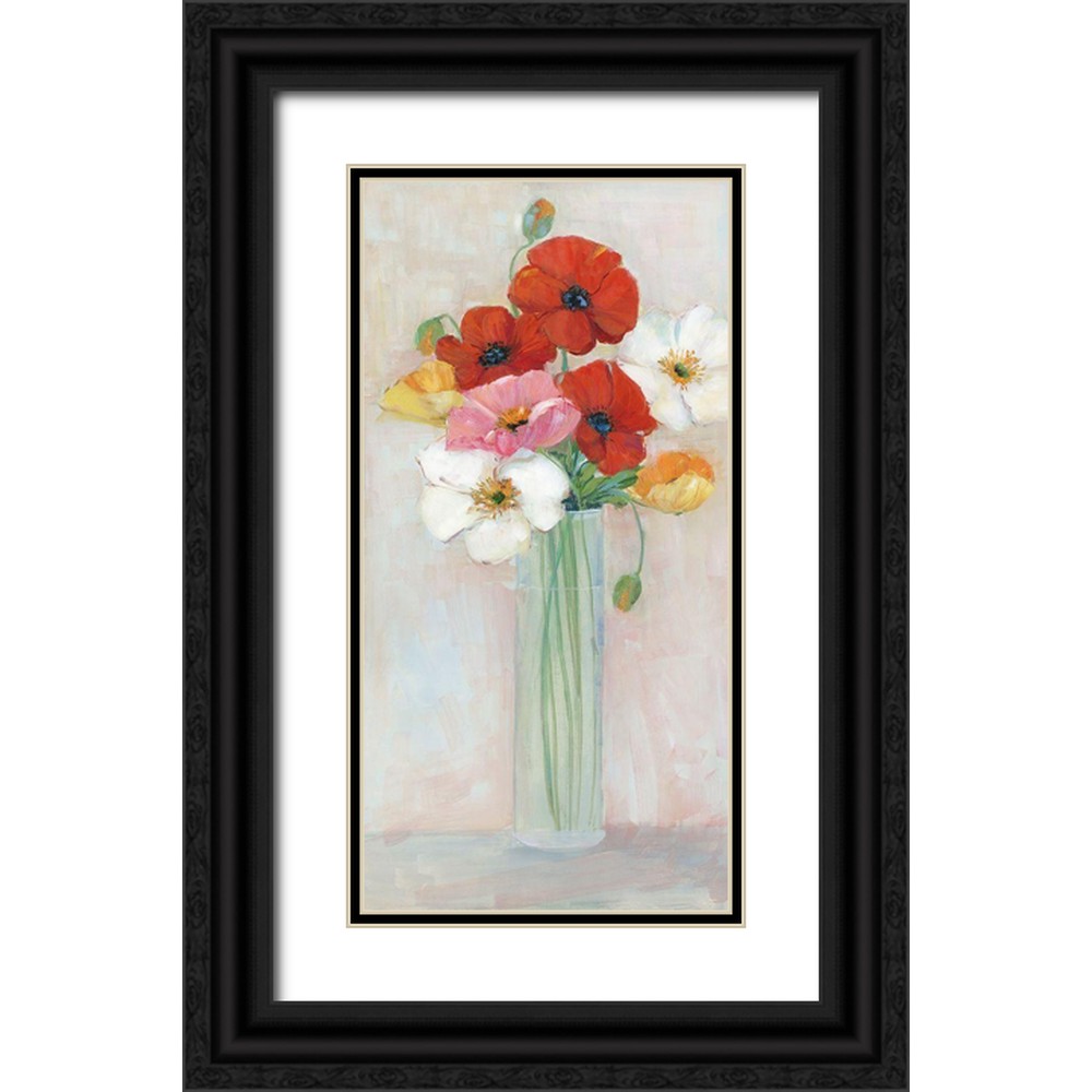 Swatland, Sally 14x24 Black Ornate Wood Framed with Double Matting ...