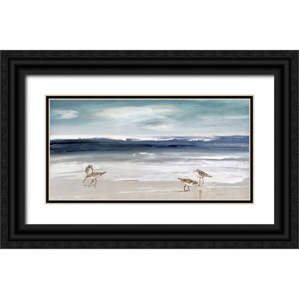 Swatland, Sally 14x9 Black Ornate Wood Framed with Double Matting Museum Art Print Titled ...