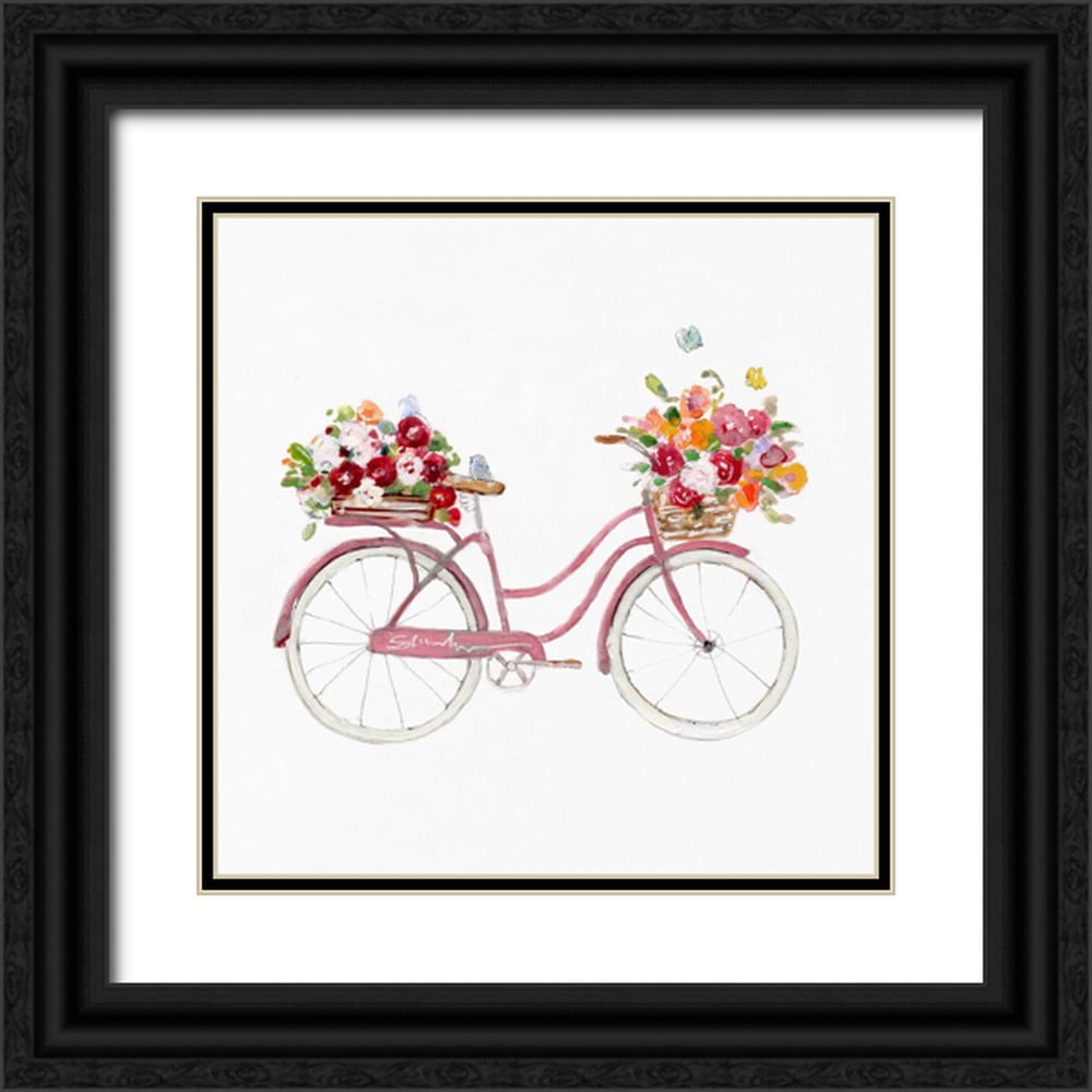 Swatland, Sally 15x15 Black Ornate Wood Framed with Double Matting ...