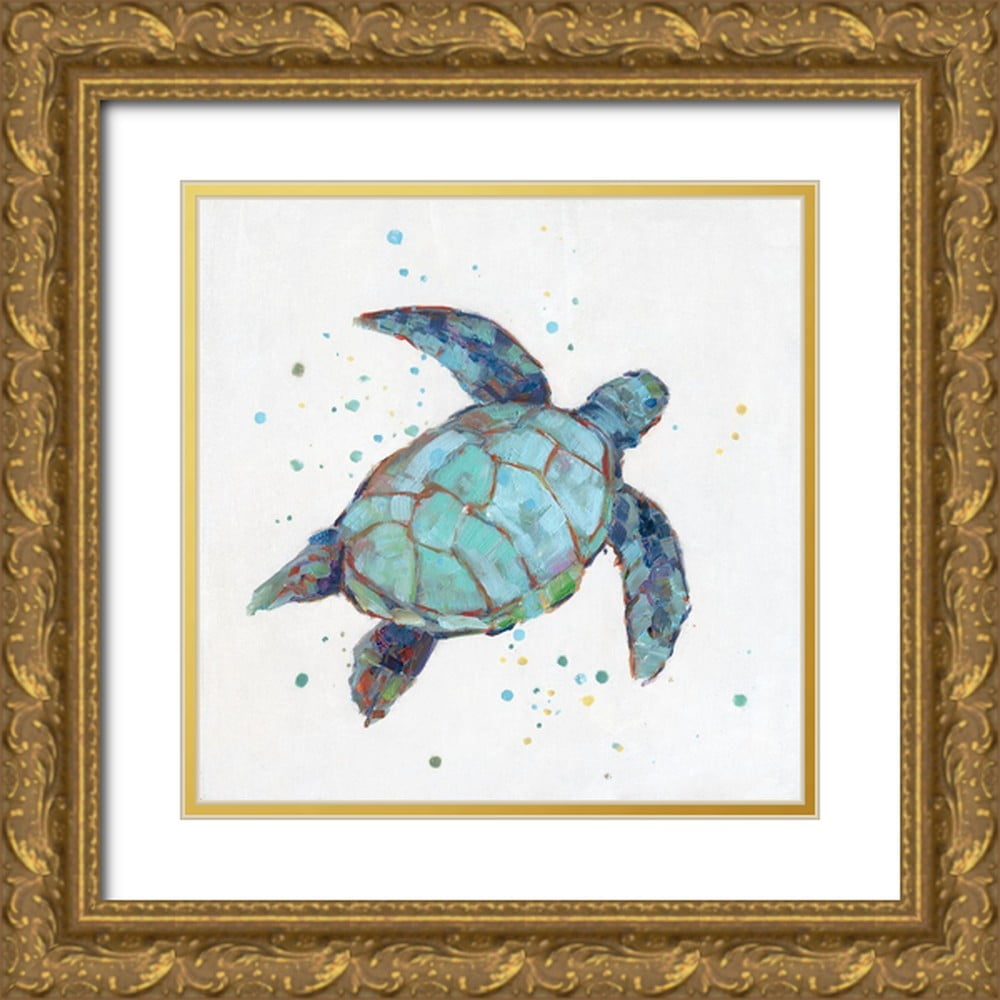 Swatland, Sally 15x15 Gold Ornate Wood Framed with Double Matting ...