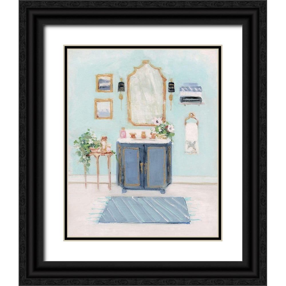 Swatland, Sally 15x18 Black Ornate Wood Framed with Double Matting Museum Art Print Titled ...