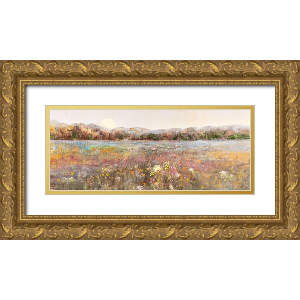 Swatland, Sally 18x10 Gold Ornate Wood Framed with Double Matting ...