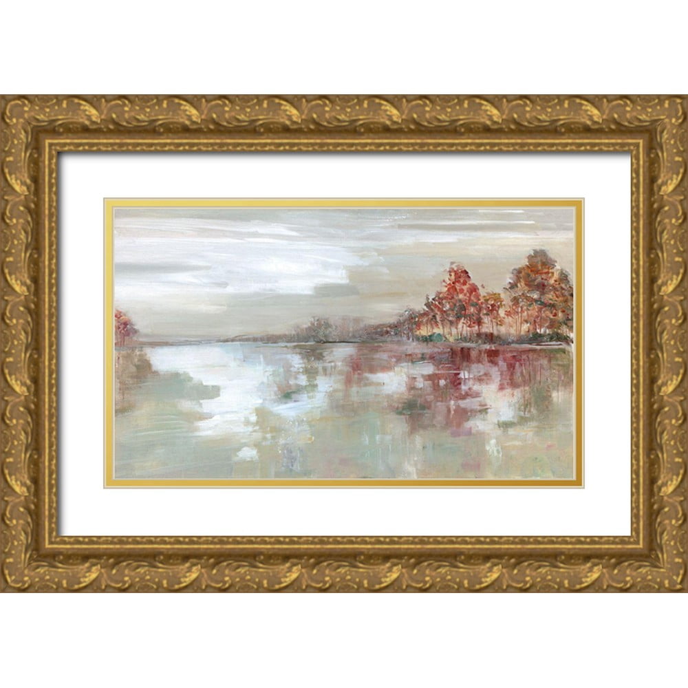 Swatland, Sally 18x12 Gold Ornate Wood Framed with Double Matting ...