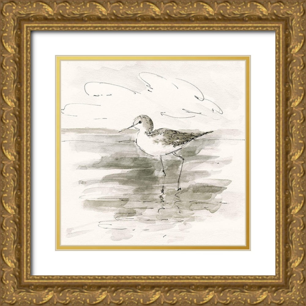 Swatland, Sally 20x20 Gold Ornate Wood Framed with Double Matting ...
