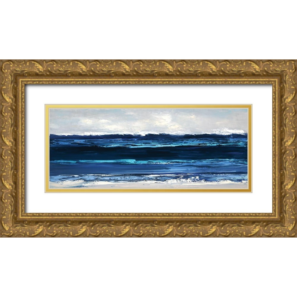 Swatland, Sally 24x12 Gold Ornate Wood Framed with Double Matting Museum Art Print Titled ...