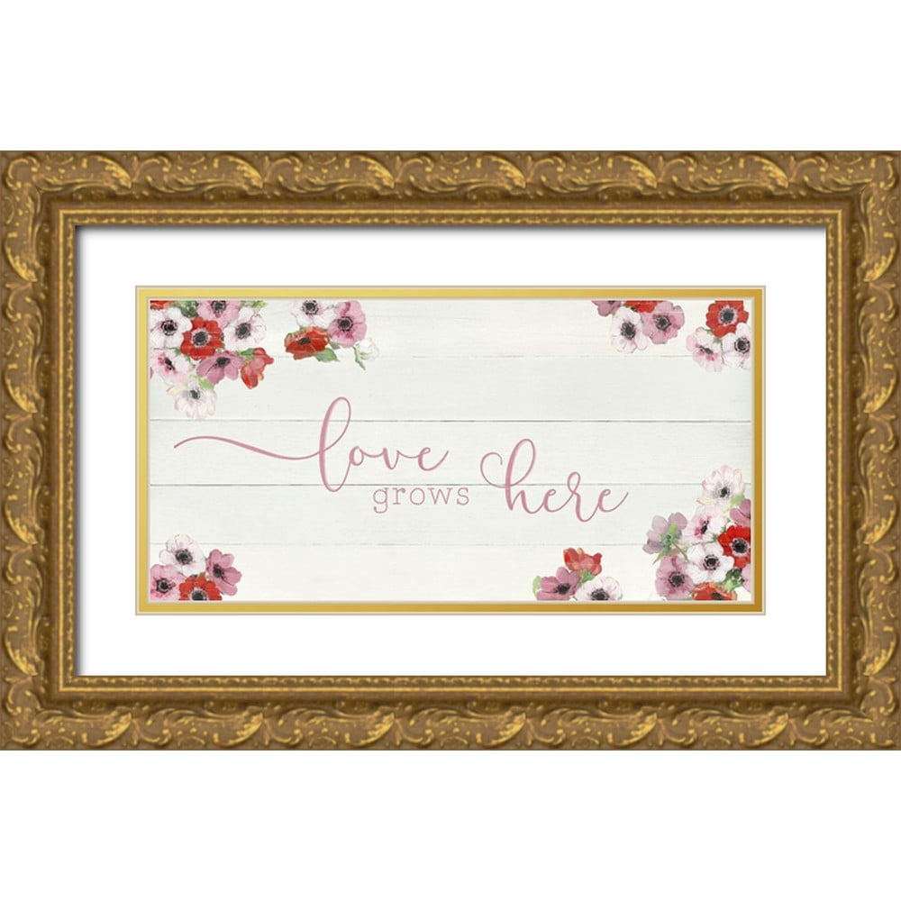 Swatland, Sally 24x14 Gold Ornate Wood Framed with Double Matting ...