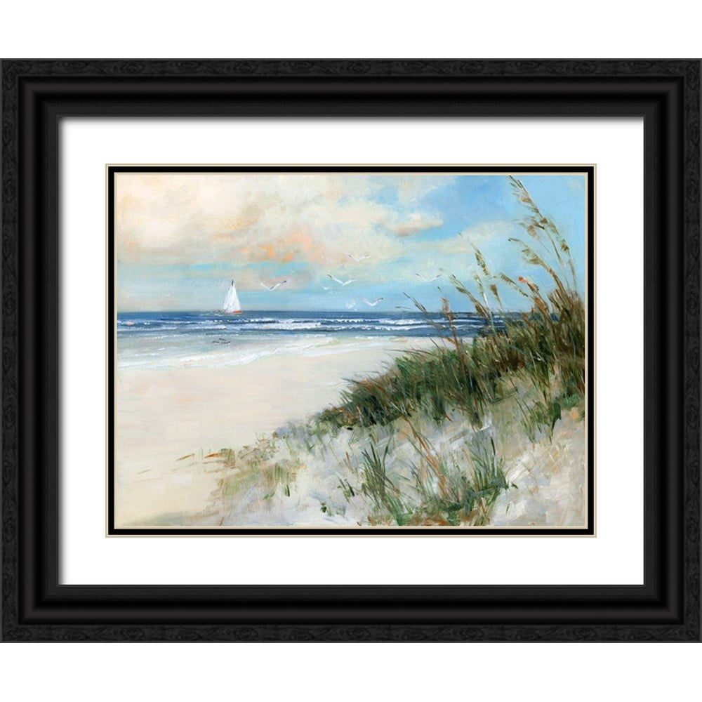 Swatland, Sally 24x19 Black Ornate Wood Framed with Double Matting ...