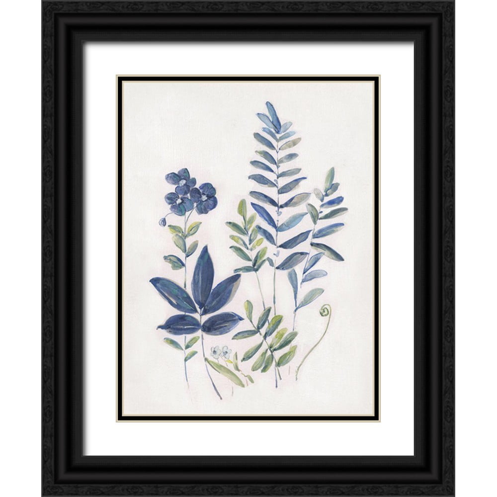 Swatland, Sally 25x32 Black Ornate Wood Framed with Double Matting ...