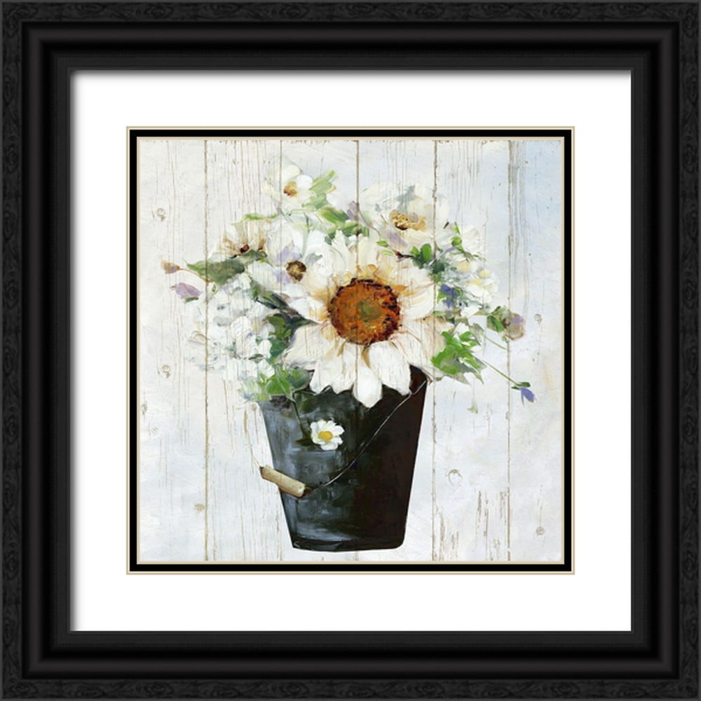 Swatland, Sally 26x26 Black Ornate Wood Framed with Double Matting Museum Art Print Titled ...